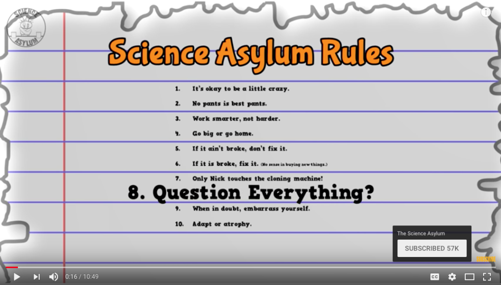 Communicating what physics says — The Science Asylum – Physics says what?